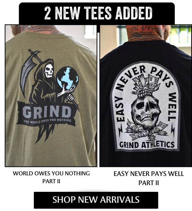 The Grind Athletics Clothing - HARD WORK WORKS.