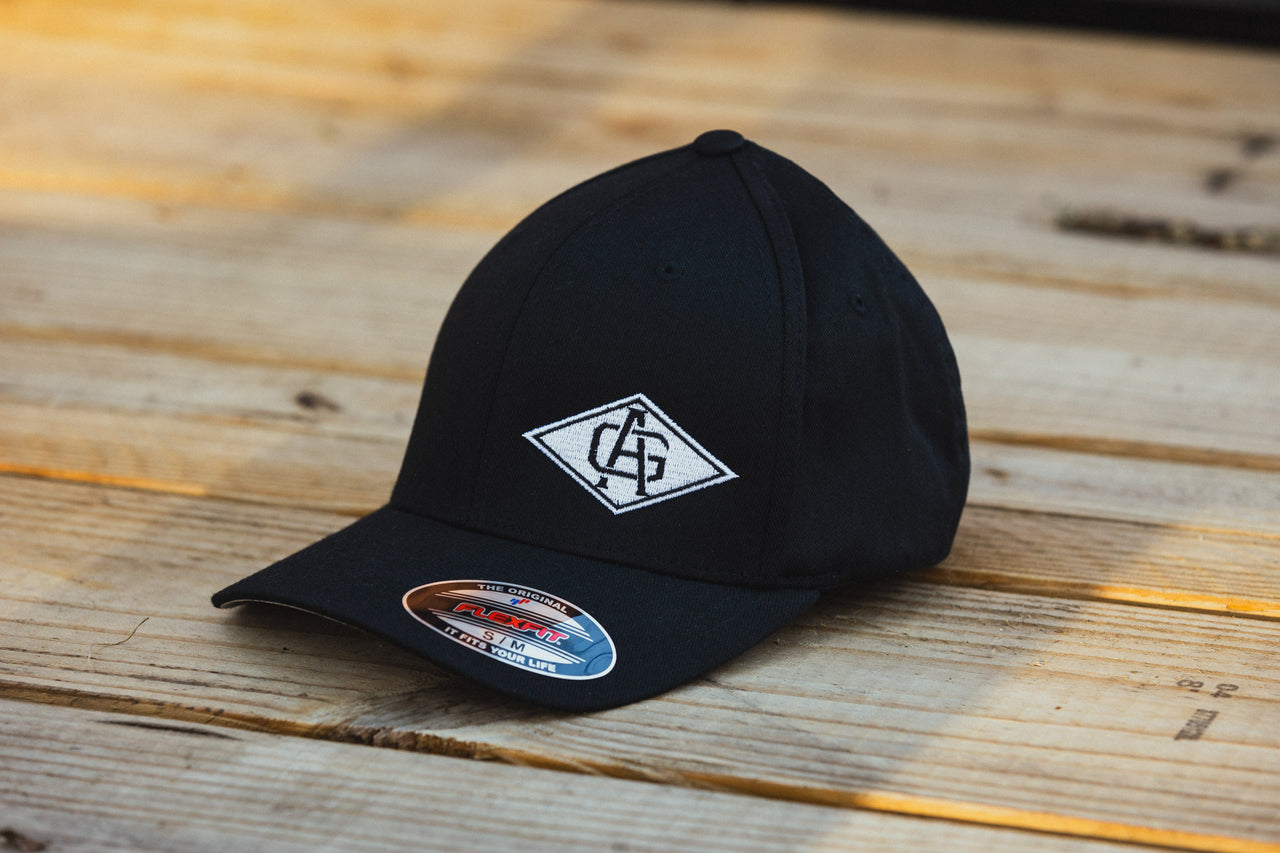 Flexfit Diamond Logo Hats - Embroidered