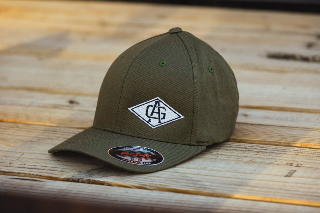 Flexfit Diamond Logo Hats - Embroidered