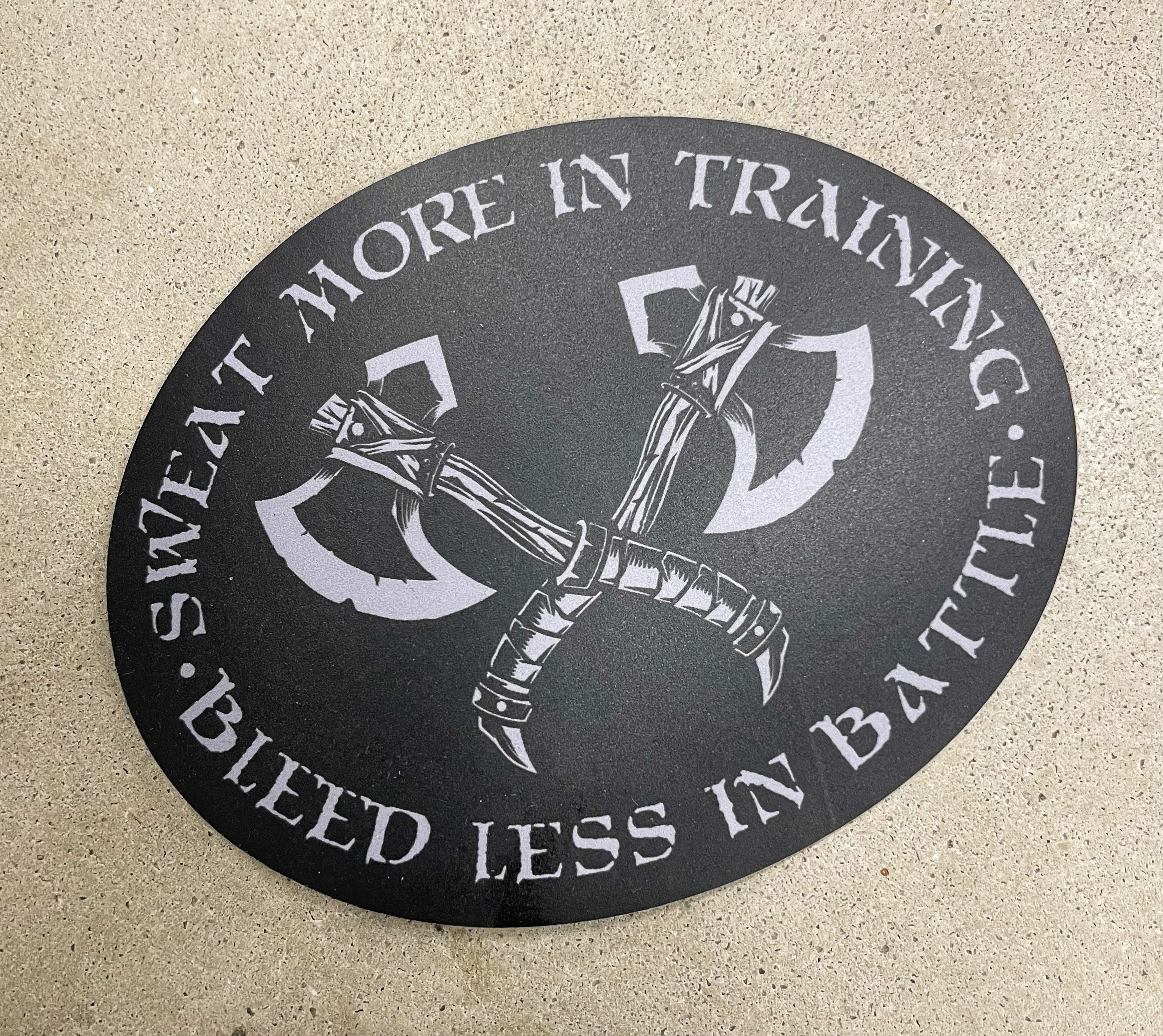 Sweat More In Training Bleed Less In Battle - Sticker